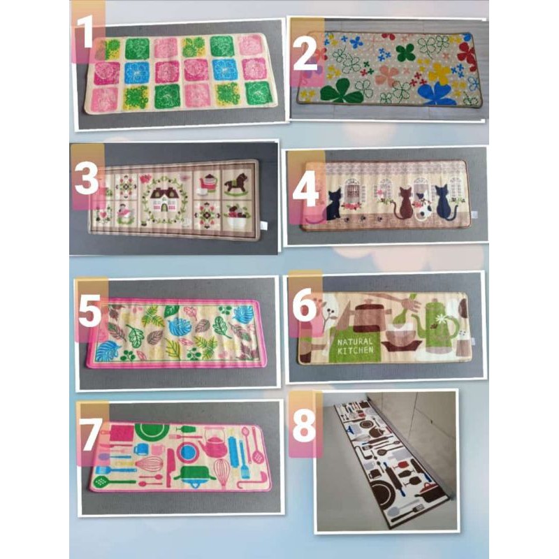 Jual Keset Alas Lantai Dapur Rumah Anti Slip (Kitchen FloorMat 1pc ...