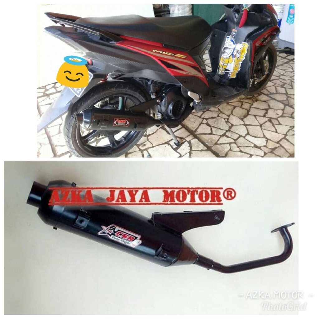 Jual Knalpot Racing Bobokan CSR MIO M3 - Mio Z 125 | Shopee Indonesia