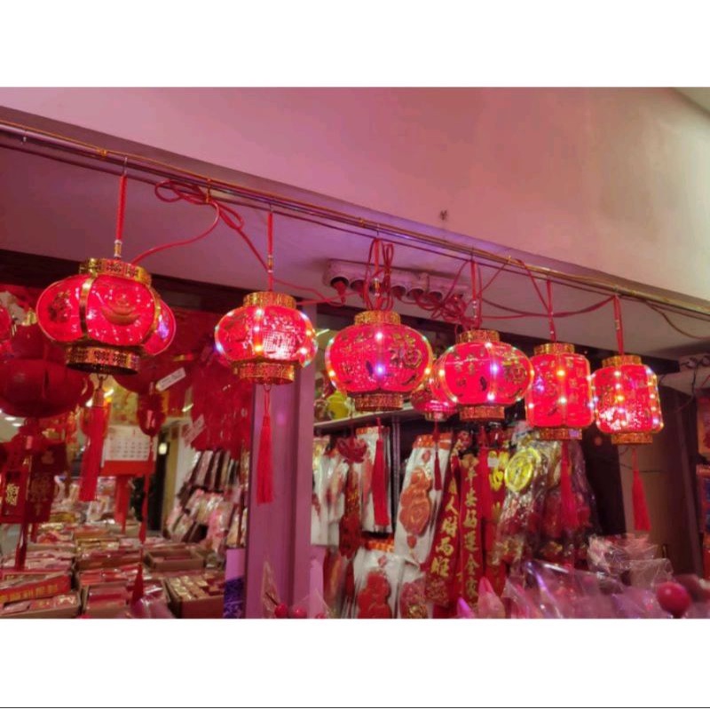 Jual Lampion Seribu Bintang LED Mini / Lampu Lampion LED Imlek Listrik ...