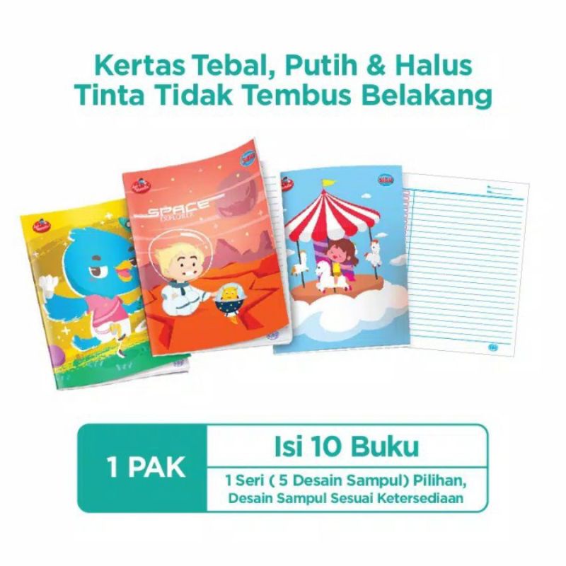 Jual Buku Sinar Dunia / Buku Tulis Sidu 38 Lembar / Sidu EB 38 / Buku ...