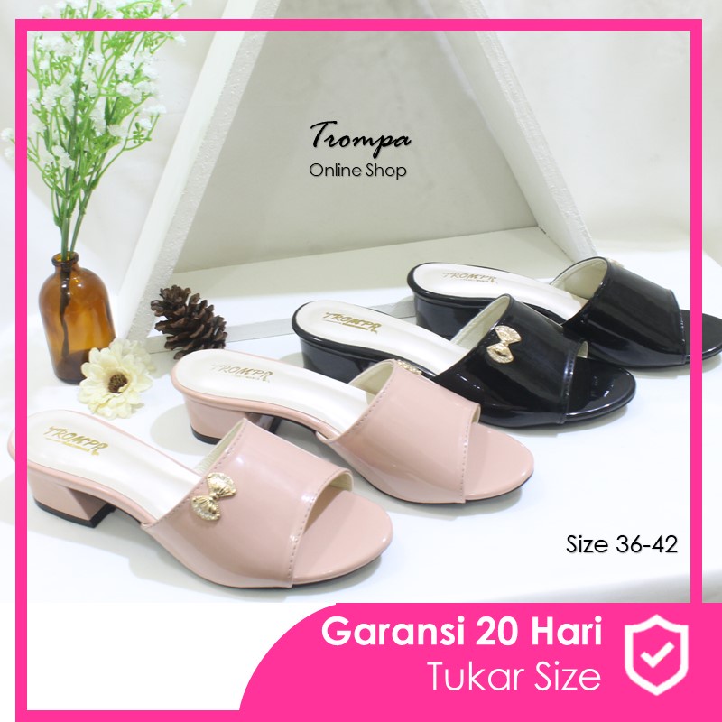 Jual Fashionable Hils Wanita Hak Tahu 3cm Glossy kh28 | Shopee Indonesia