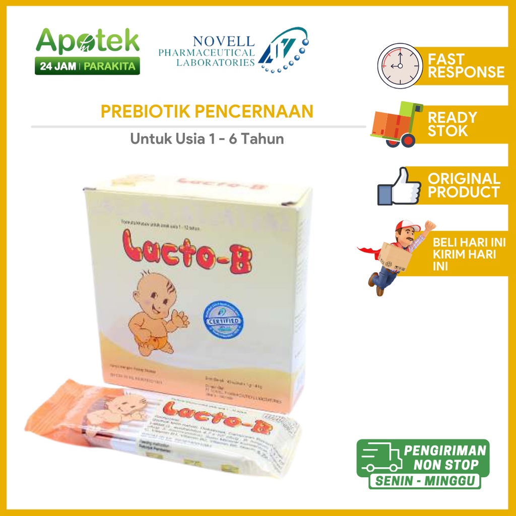 Jual Lacto-B Suplemen Probiotik Untuk Mengatasi Diare Pada Bayi Dan ...