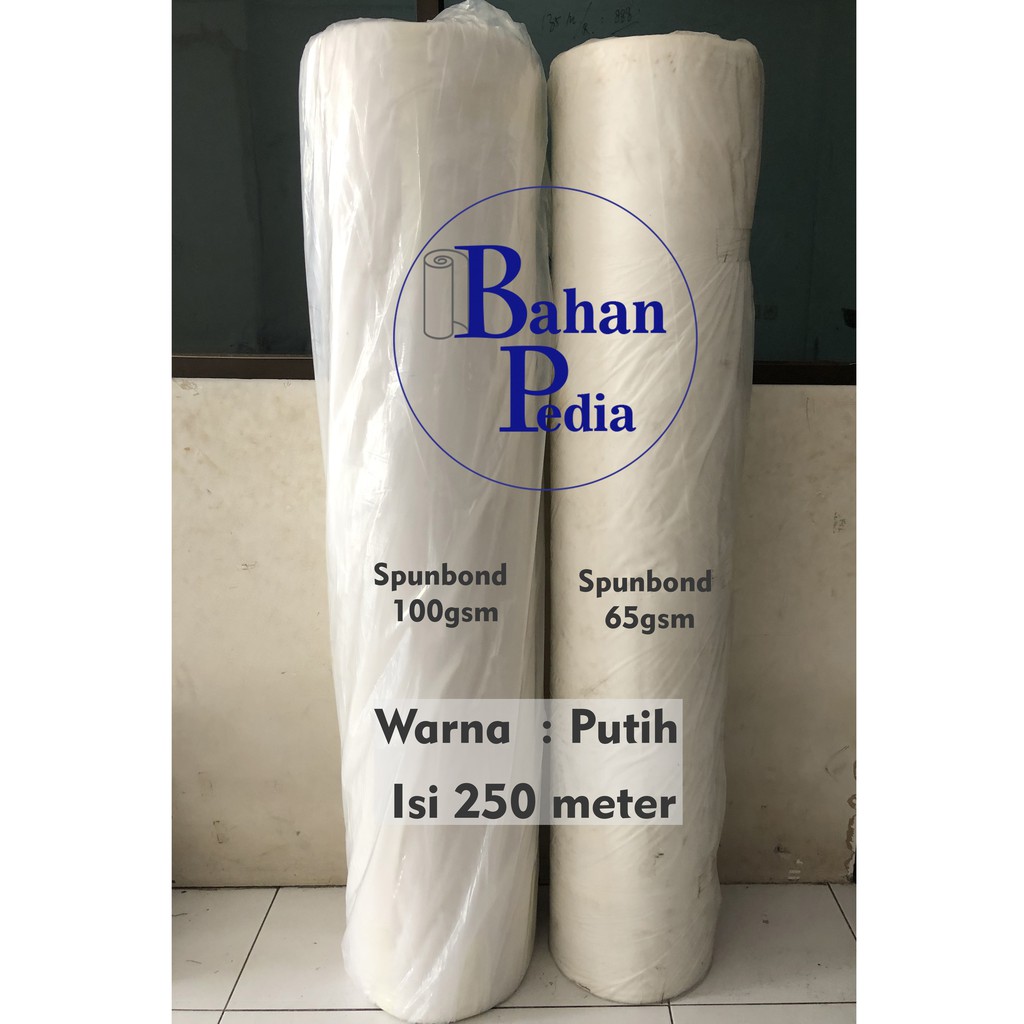 Jual Kain Spunbond 100gsm Puring Furing Roll Isi 250 meter Putih ...