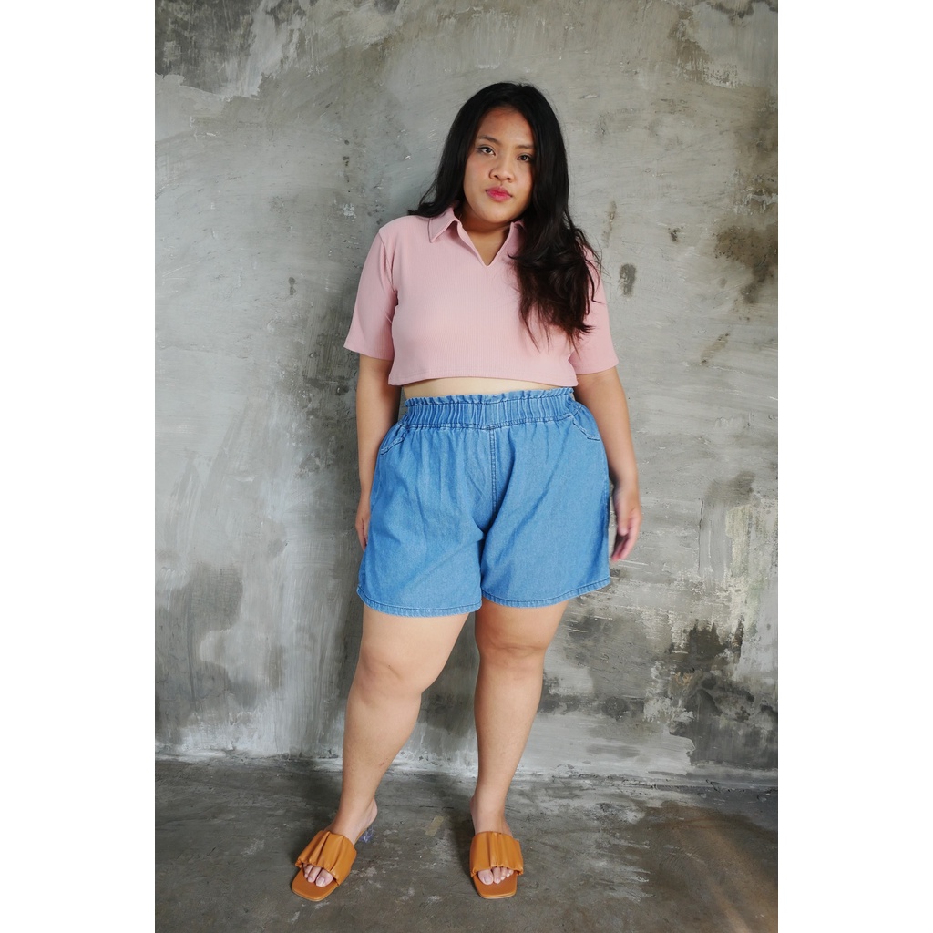 Jual Goddess Bali | Exo Short Pants Denim Jumbo | Celana Pendek Wanita ...