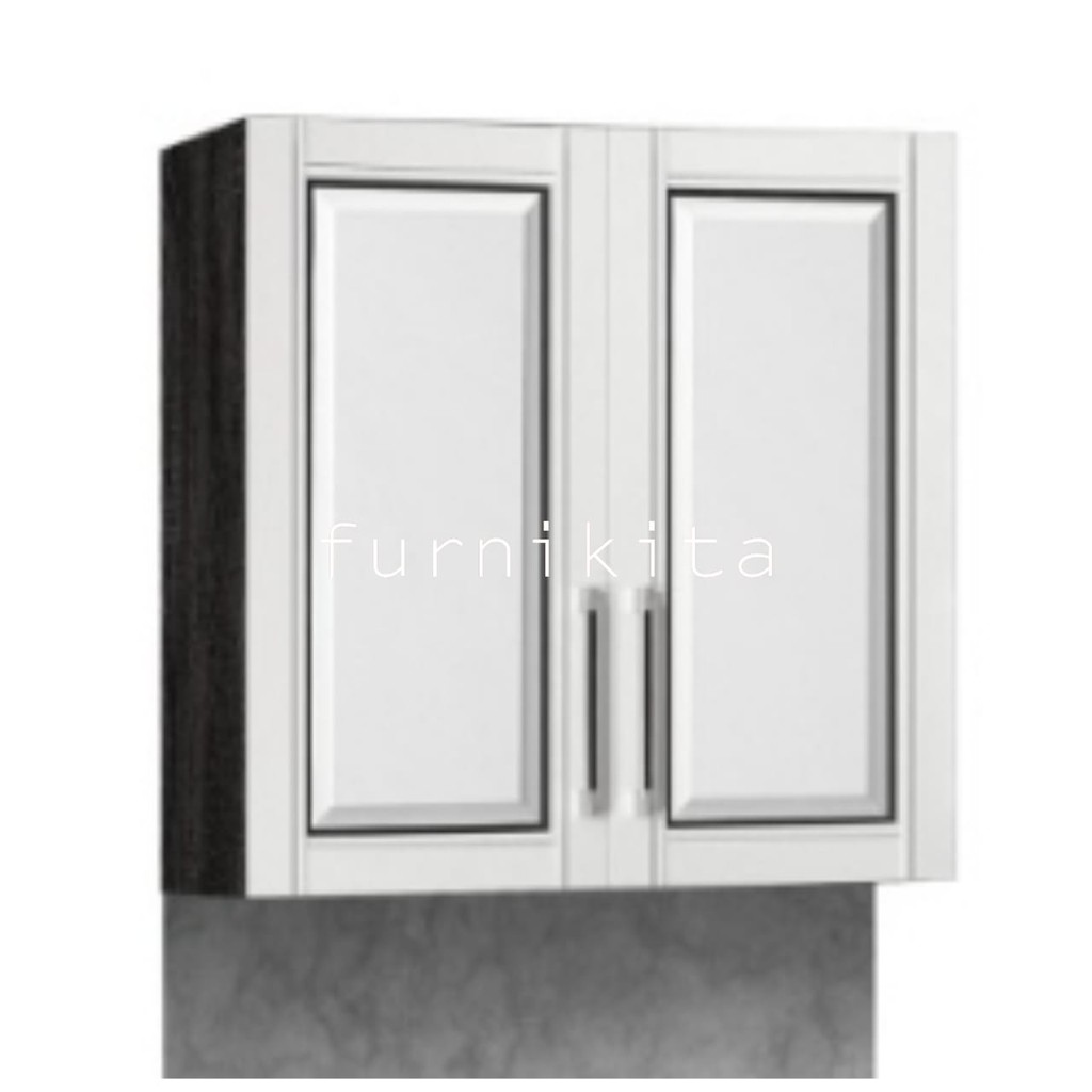 Jual KITCHEN SET ATAS 2 PINTU PUTIH MINIMALIS RAK DAPUR ATAS | Shopee ...