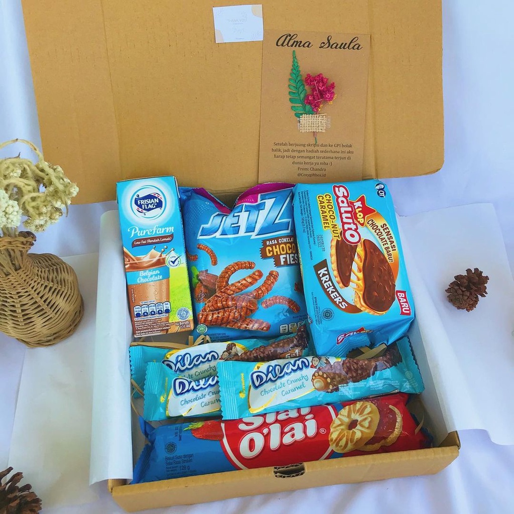 Jual Hampers snack box / giftbox snack murah/ kado isi snack/ snackbox ...