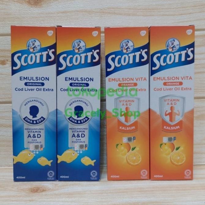 Jual [COD] Scott Emulsion Malaysia / Scott's Emulsion Cod Liver Oil ...