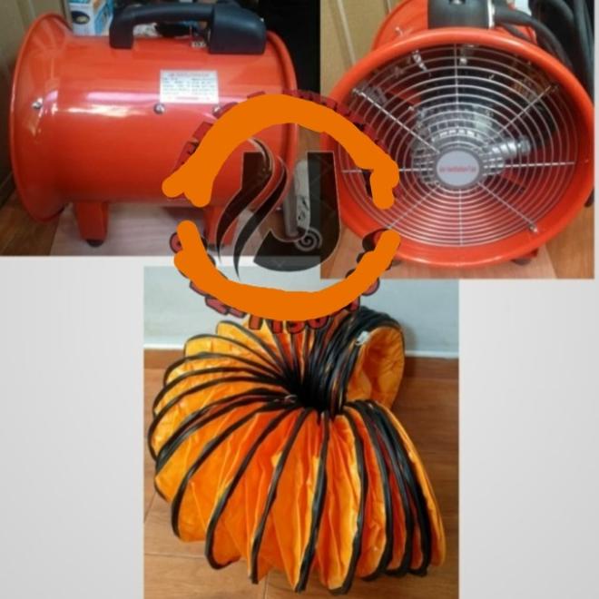 Jual Sands Kipas Portable Ventilator Blower 12 Inch Plus Selang 5 Meter ...