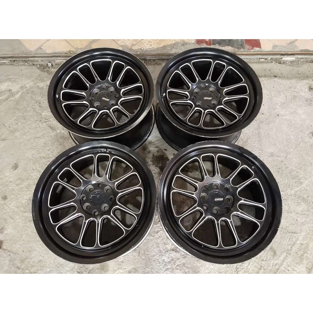 Jual VELG SEKEN BEKAS MOBIL RACING COSMIC RING 17 LEBAR 7,5 & 8,5 PCD 4X100 4X114,3 ET 38 & 40 ...