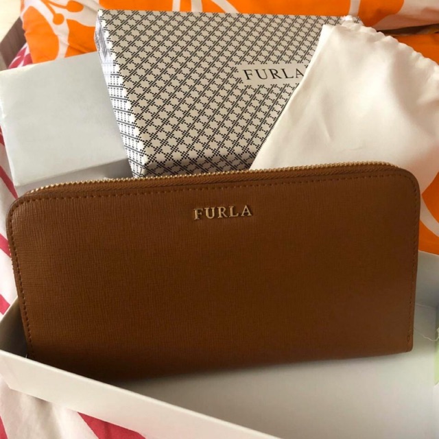 Jual Furla wallet XL zip around | Shopee Indonesia
