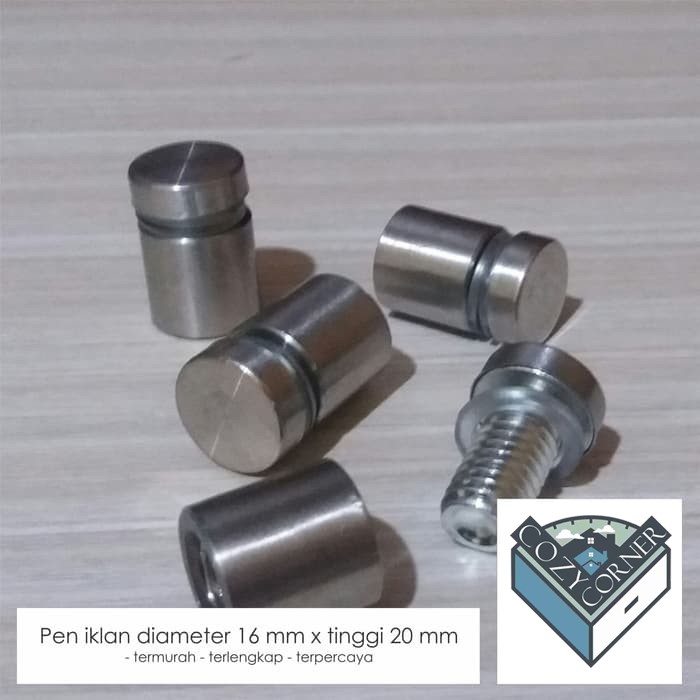 Jual Pen Iklan 16 x 20 Stainless Steel / Baut Akrilik / Sign Board ...