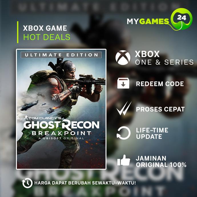 Jual Ghost Recon Breakpoint Xbox One Series X|S redeem code game stock ...