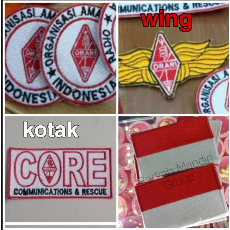 Jual logo orari bordir-logo emblem orari radio amatir | Shopee Indonesia