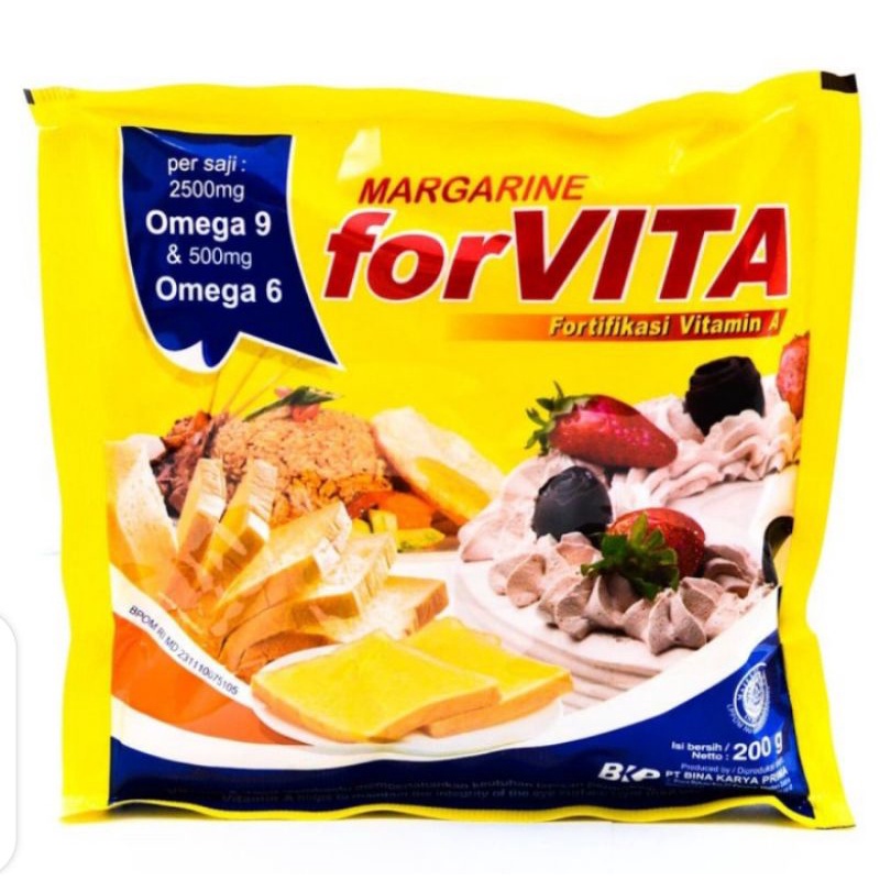 Jual Forvita Margarine kemasan 200 gram | Shopee Indonesia