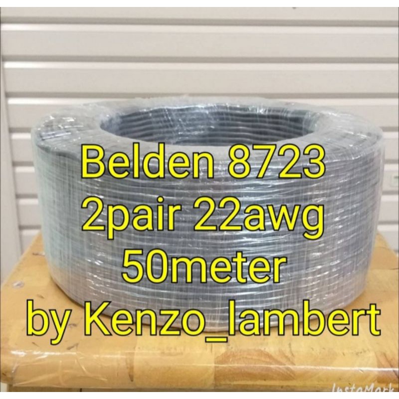 Jual kabel belden 8723 @50 meter twisted shielded 2pair 22awg | Shopee ...