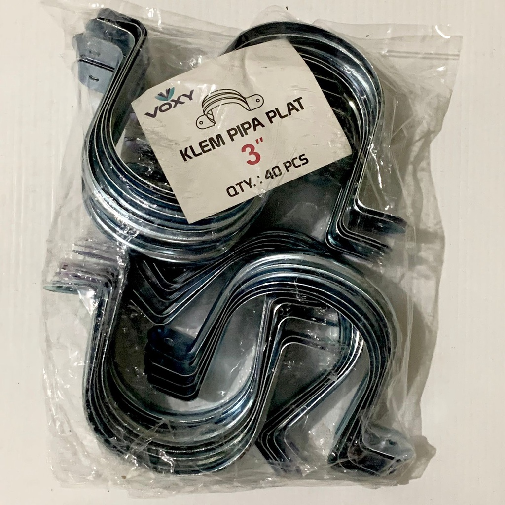 Jual [40PCS] Klem Pipa Plat Seng Clamp Omega Besi UCP VOXY 3" | Shopee ...
