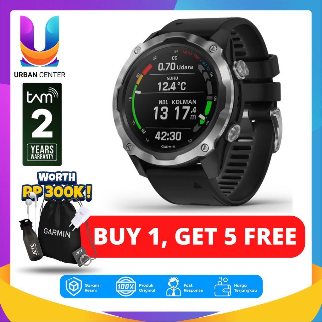 Jual Garmin Descent Mk2 Dive Computer - Black Garansi TAM 2 tahun ...