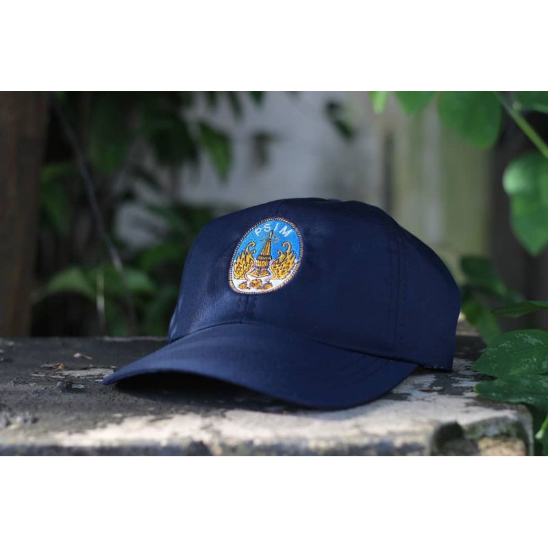 Jual MM29 Topi Baseball Biru Dongker Logo Psim (Caps Navy Blue Logo ...