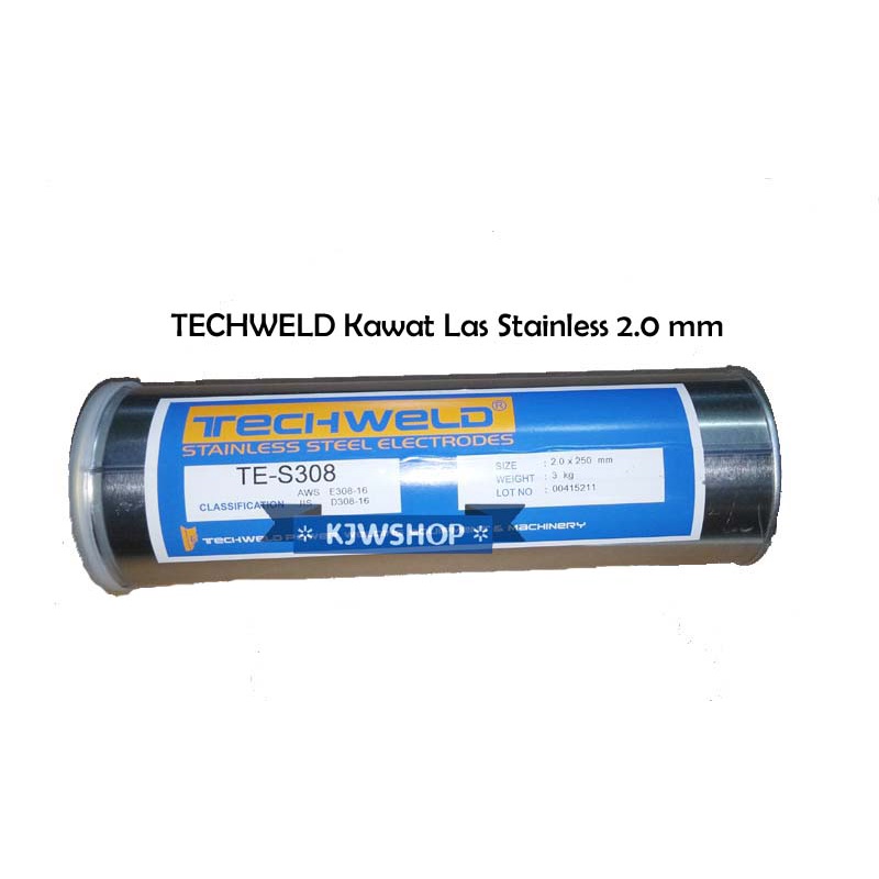 Jual Kawat Las Stainless Steel 2.0 mm x 250mm TECHWELD Kawat Las ...