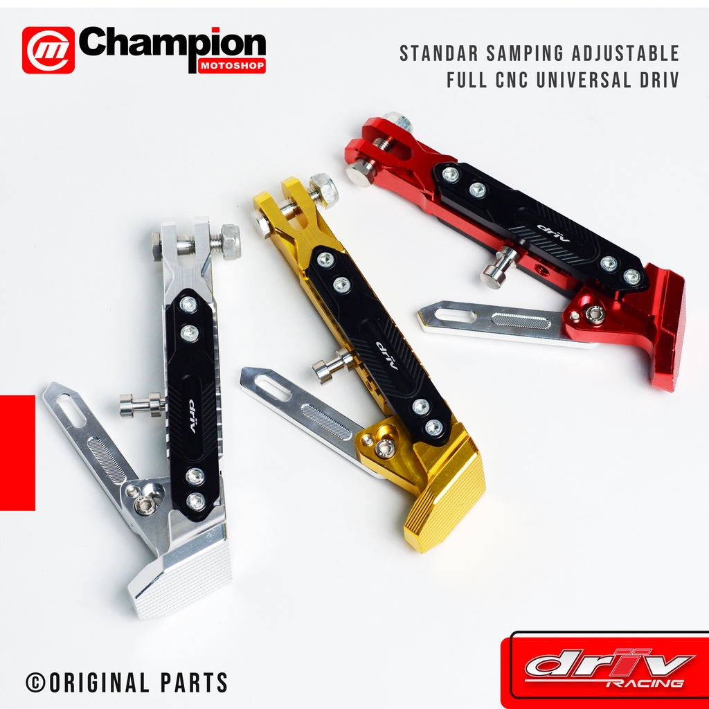 Jual Standar Samping Motor Universal Full Cnc Driv | Shopee Indonesia