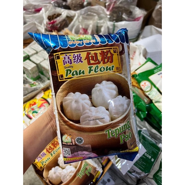 Jual Tepung Pao Malaysia 1.3 kg Happy Grass - Pao Flour Malaysia ...