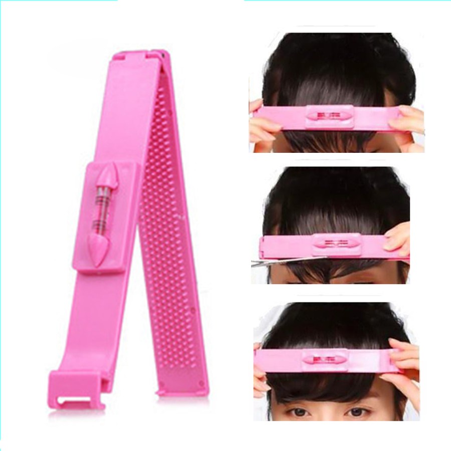 Jual APPO alat bantu potong poni bangs bang clip klip hairdressing ...