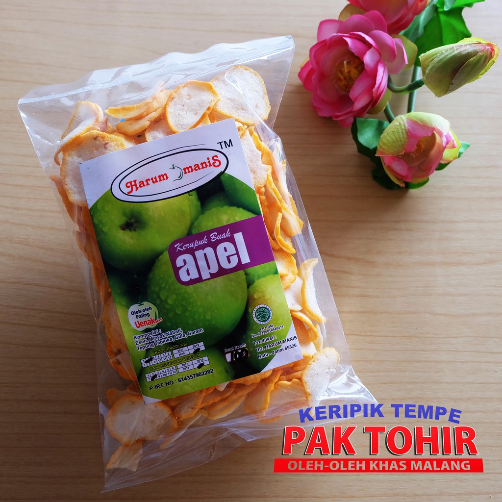 Jual Kerupuk buah Harum Manis 100gr/ durian / apel / strawberry ...