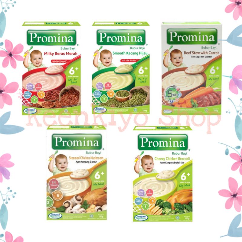 Jual Promina Bubur Bayi 6+ bulan keatas 120gr - MPASI Makanan Bayi ...