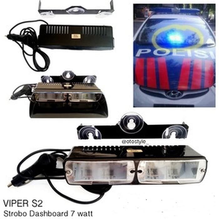Jual Viper S2 Dashboard Kedip Light 18 Mode 16W Ori By ADN | Shopee Indonesia