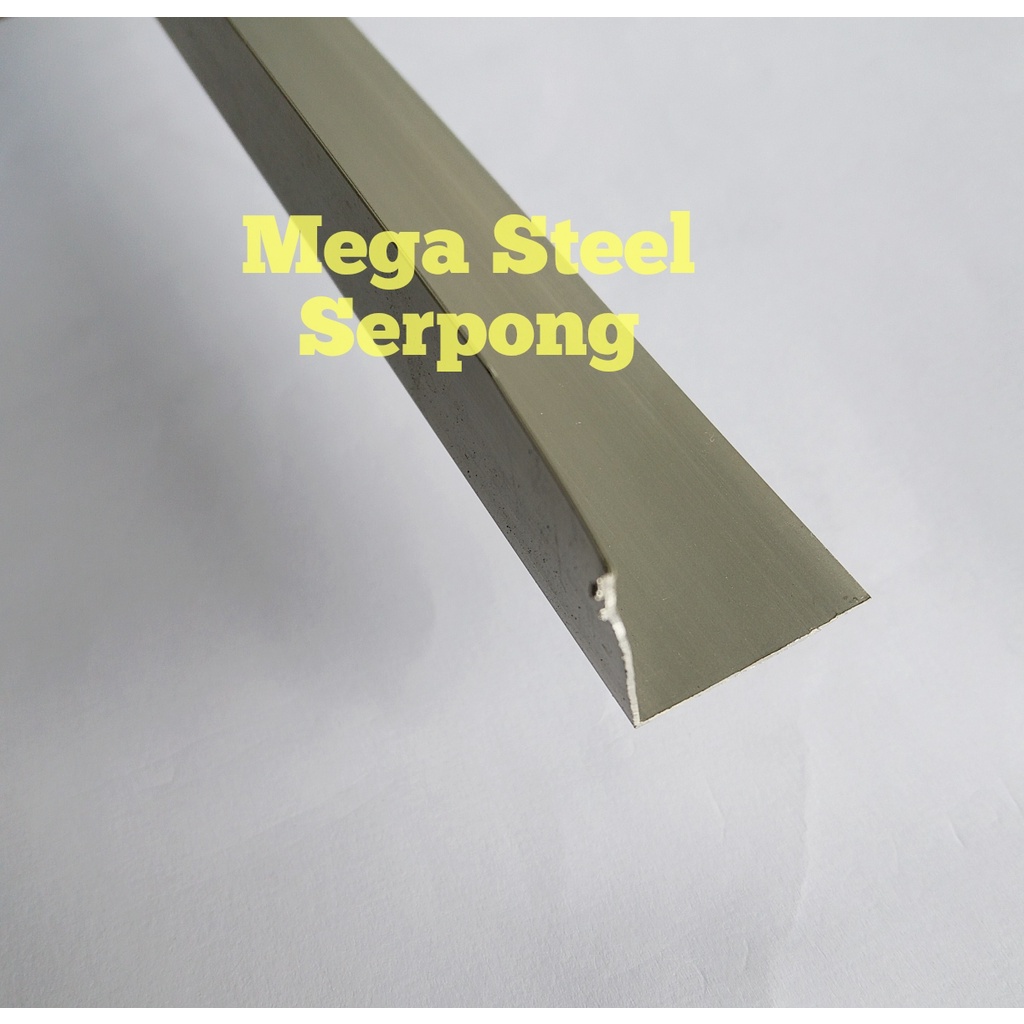 Jual List Siku Alumunium Silver uk 23 mm x 23 mm, Panjang 119.5 cm ...