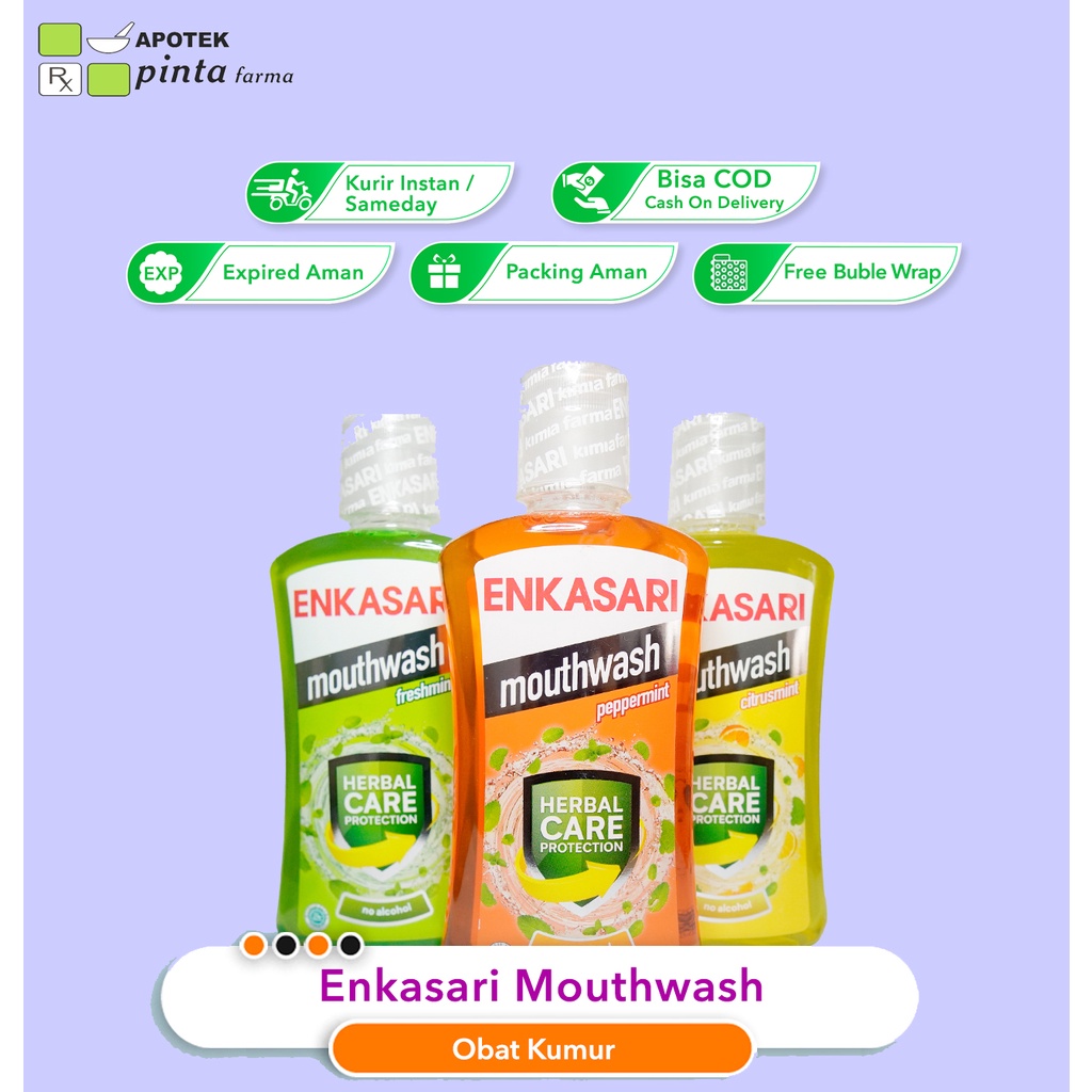 Jual ENKASARI MOUTHWASH 250 ML | Shopee Indonesia