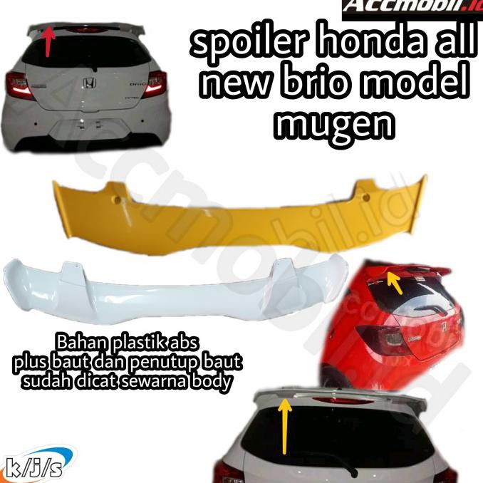 Jual spoiler honda brio mugen plastik spoiler brio mugen spoiler honda ...