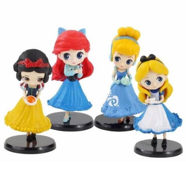 Jual princess set 4 alice snow white alice cinderella disneydisneyp ...