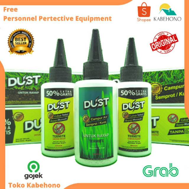 Jual Obat Anti Rayap Kayu Tanah Dust Termite Bubut Pengawet Kayu ...