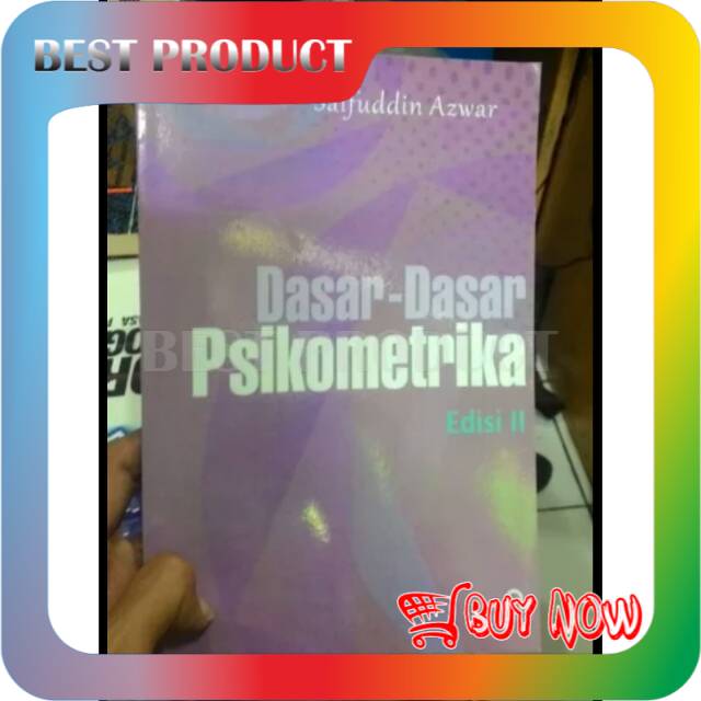 Jual BUKU DASAR-DASAR PSIKOMETRIKA - SAIFUDDIN AZWAR | Shopee Indonesia