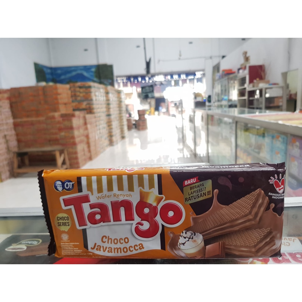 Jual TANGO WAFER 110GR RASA VANILLA CHOCO JAVAMOCCA SNACK makanan ...