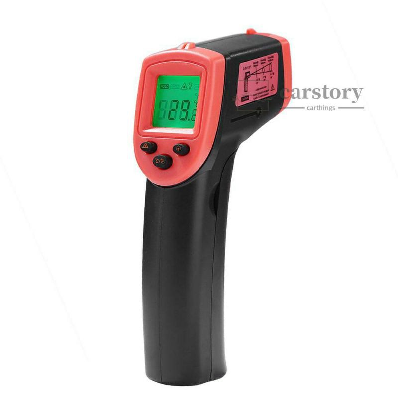 Jual termometer laser IR non kontak objek cairan industri kimia daging ...