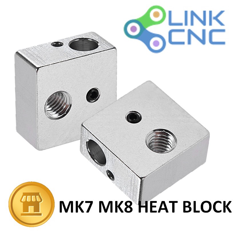 Jual Alumunium Heating Block Heat Block HeatBlock MK7 MK8 | Shopee ...