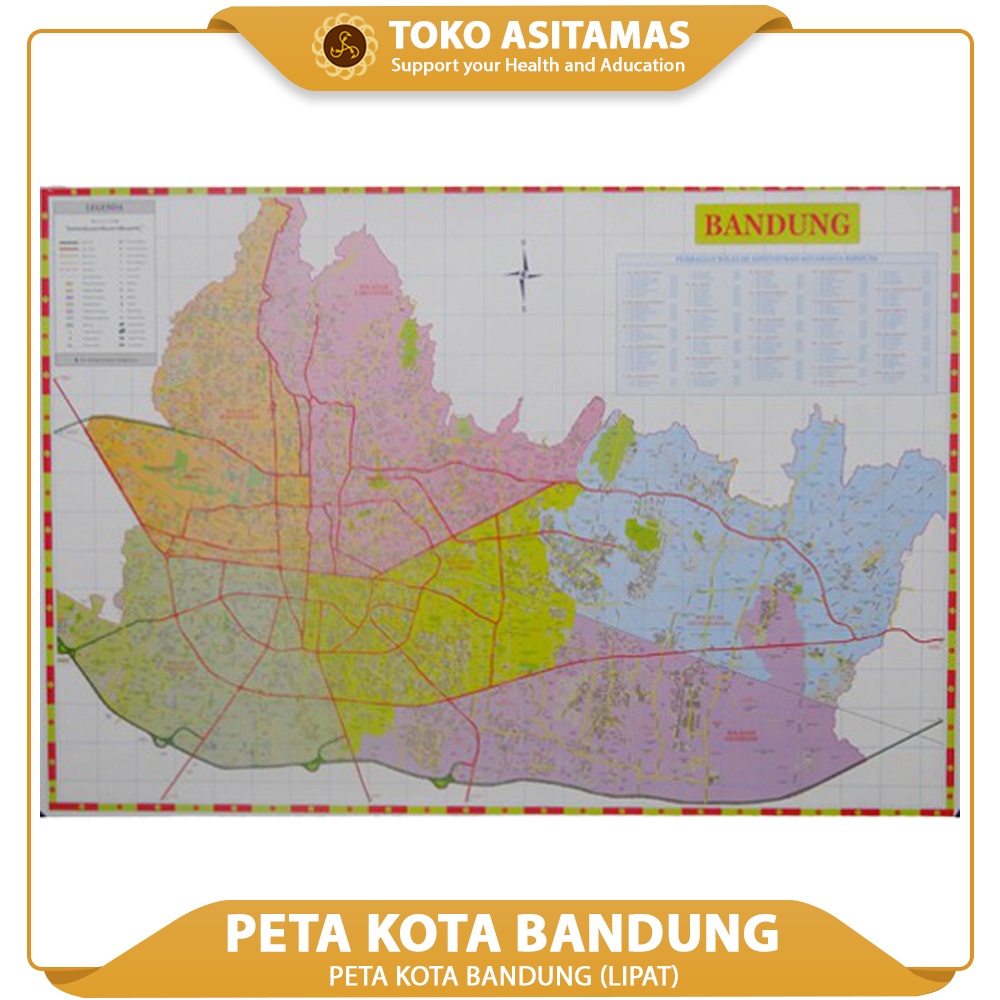 Jual Peta Kota Bandung (Lipat) | Shopee Indonesia