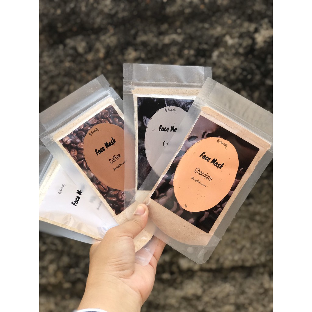 Jual (BUY 2 GET FREE 1 BRUSH MASK) Masker Wajah Organik 50gr - Masker ...
