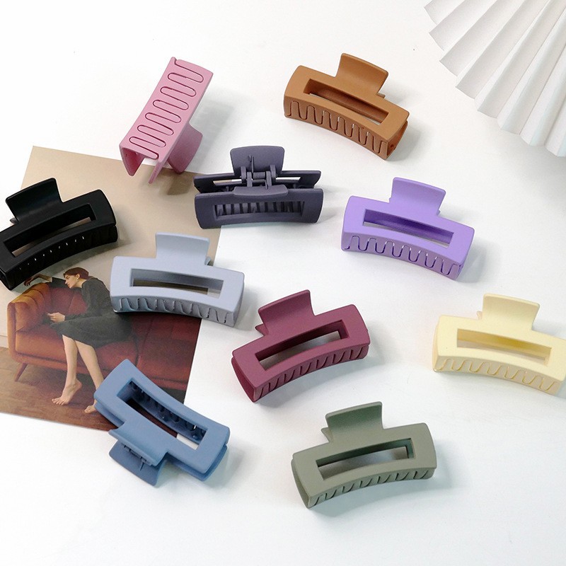 Jual Jepit Rambut Salon Model Kotak Bolong 8 Cm / Jedai Salon Matte ...