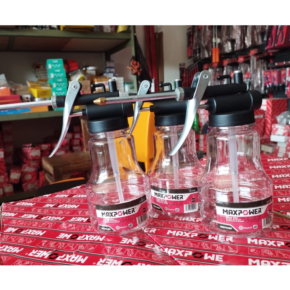Jual MAXPOWER Plastic Pump Oiler 280 ml / Pompa oli Botol Plastik 280 ...
