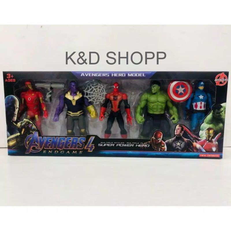 Jual Mainan super hero-Mainan figure super hero-Hulk-Spiderman | Shopee ...