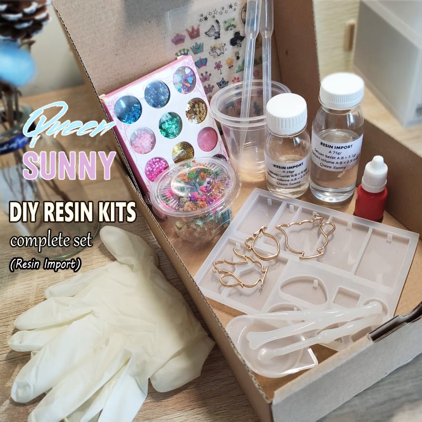 Jual DIY PAKET RESIN STARTER KIT LENGKAP Home Activity CRAFT KIT DIY ...
