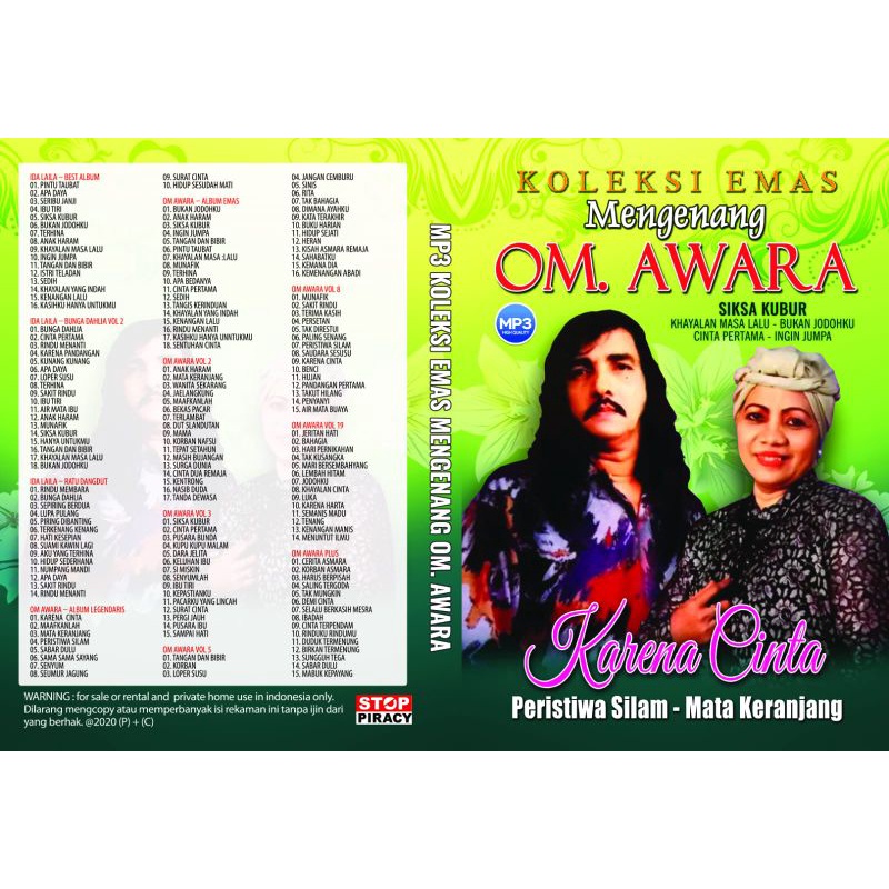 Jual Kaset VCD Lagu Mp3 Koleksi Emas Mengenang Om Awara | Shopee Indonesia
