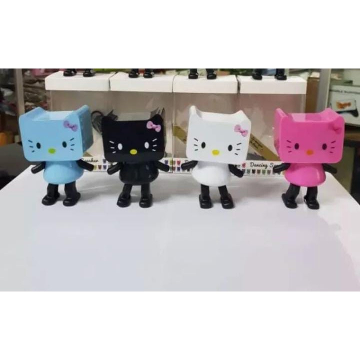 Jual Speaker Karakter Bisa Goyang Bluetooth Hello Kitty Cat Doraemon ...