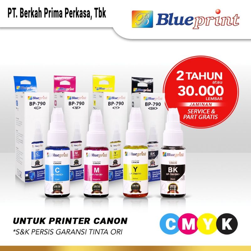 Jual Tinta printer Canon BLUEPRINT BP-790 (1 botol) | Shopee Indonesia