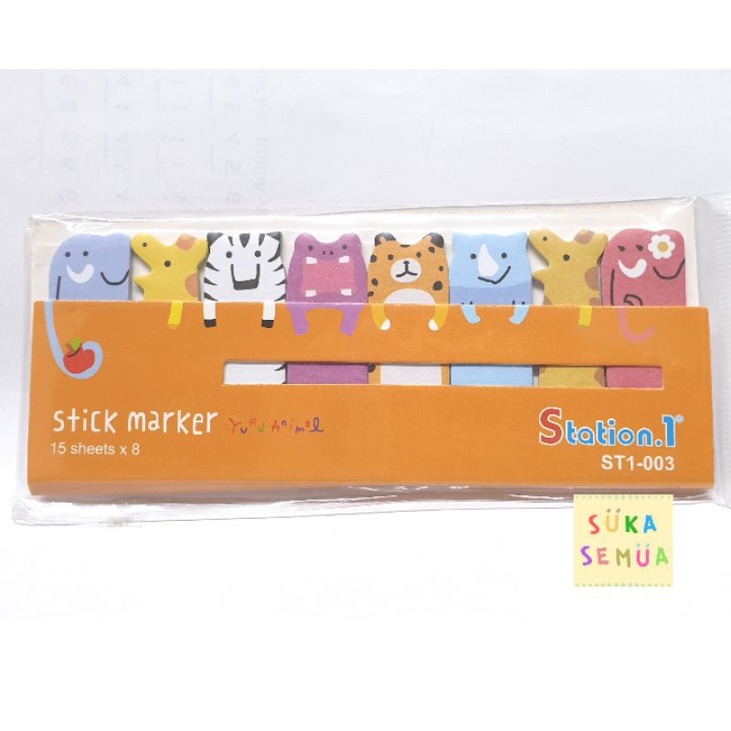 Jual Sticky Note Animal Set // Label Nama Pembatas Buku Binatang Laut ...
