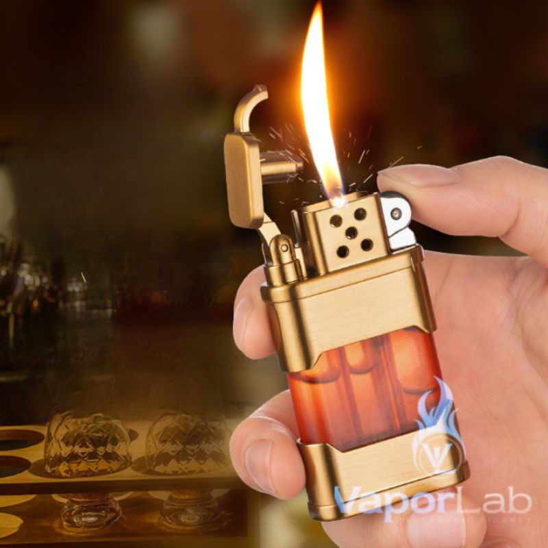 Jual mancis korek api gas vintage transparant lighter gift unik murah ...