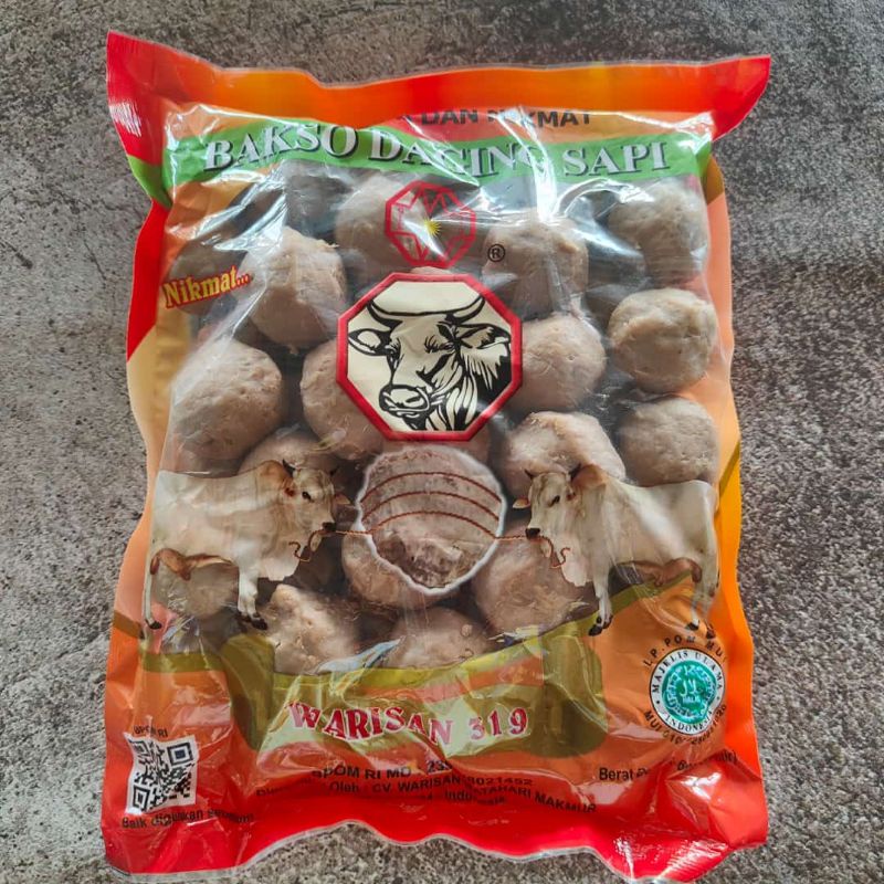 Jual WARISAN 319 BAKSO SAPI URAT 50S | Shopee Indonesia